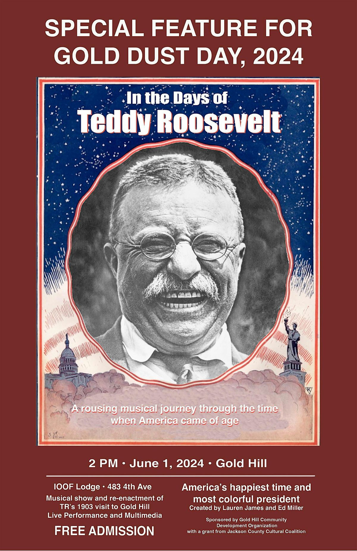 In the Days of Teddy Roosevelt, I.O.O.F. lodge 129, Gold Hill, 1 June ...