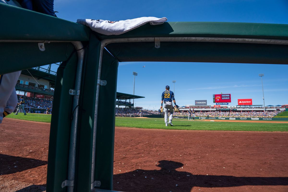 Spring Training - Chicago Cubs at Milwaukee Brewers, American Family ...