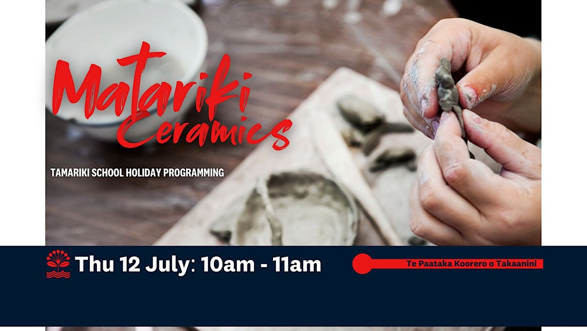 Matariki Ceramics Workshop for Tamariki: Pinchpot with Stars, Te ...