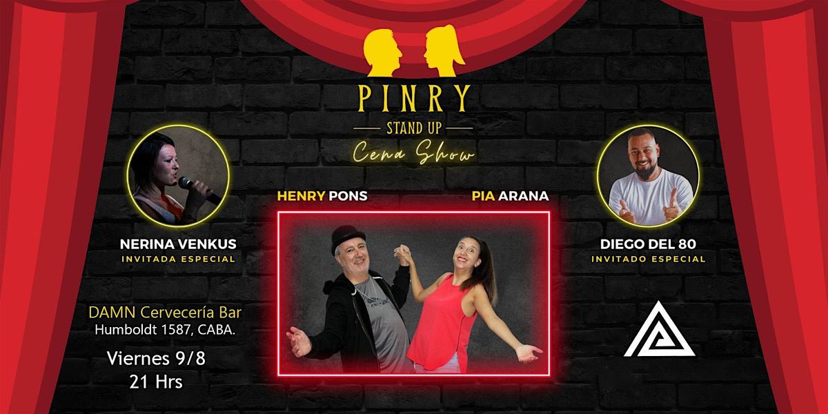 Pinry Stand Up - Cena Show DAMN Cervecería Bar, DAMN cervecería bar ...