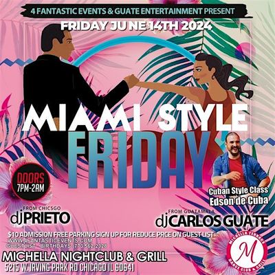 CBK Salsa Friday (Miami Style) @ Michella’s Nightclub, Michella Terrace ...