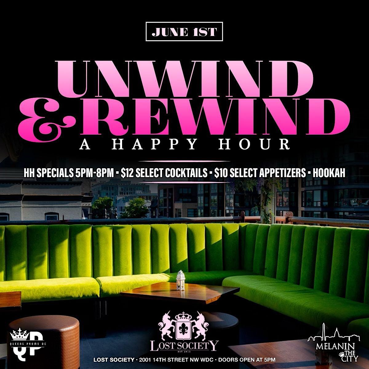 Unwind & Rewind: A Thursday Happy Hour Experience, Lost Society ...