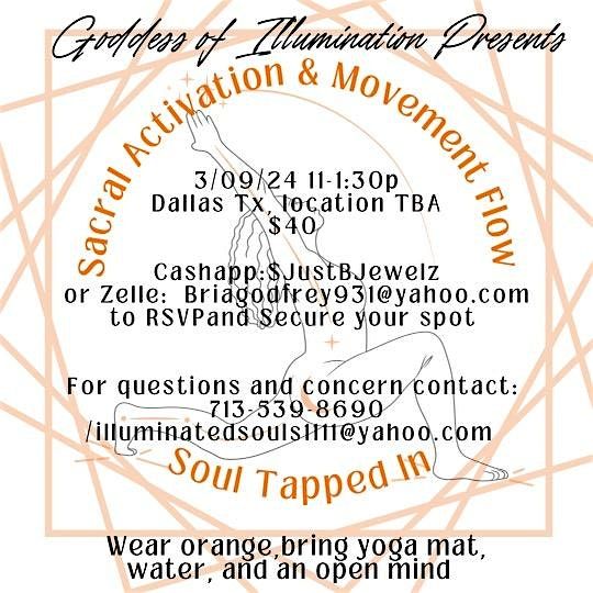 Sacral Activation & Body Tapping Movement Flow, 9 March 2024 | AllEvents