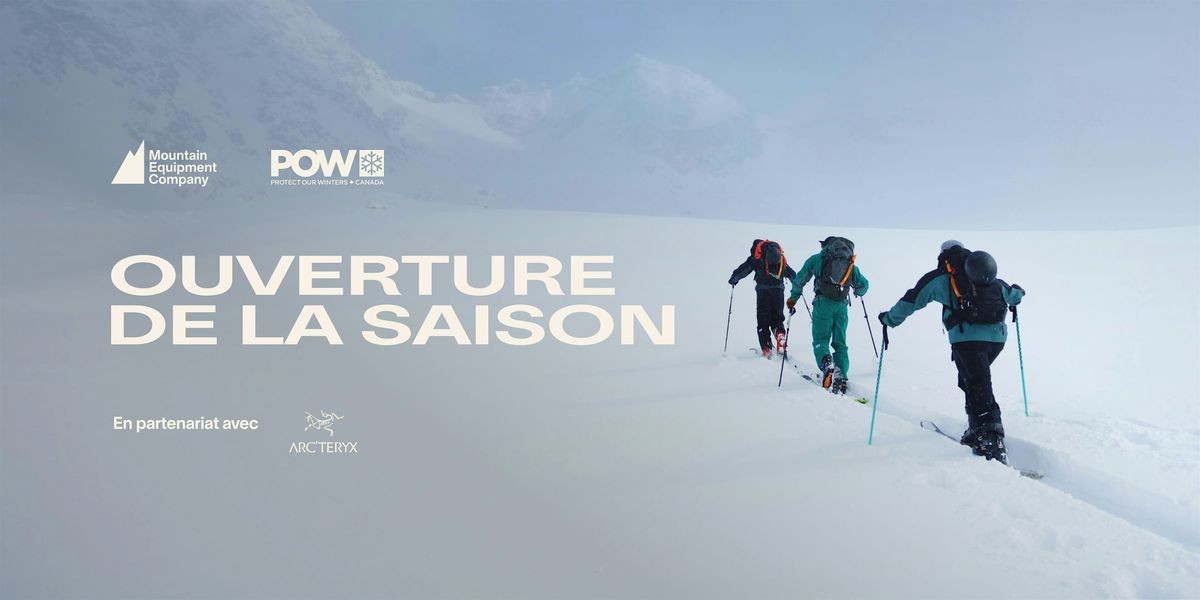MEC x POW Ouverture de la saison 2024 // Ville de Québec, MEC Quebec ...
