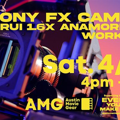 Sony FX Cameras Workshop - Get hands-on with the FX9, FX6 and FX3 ...