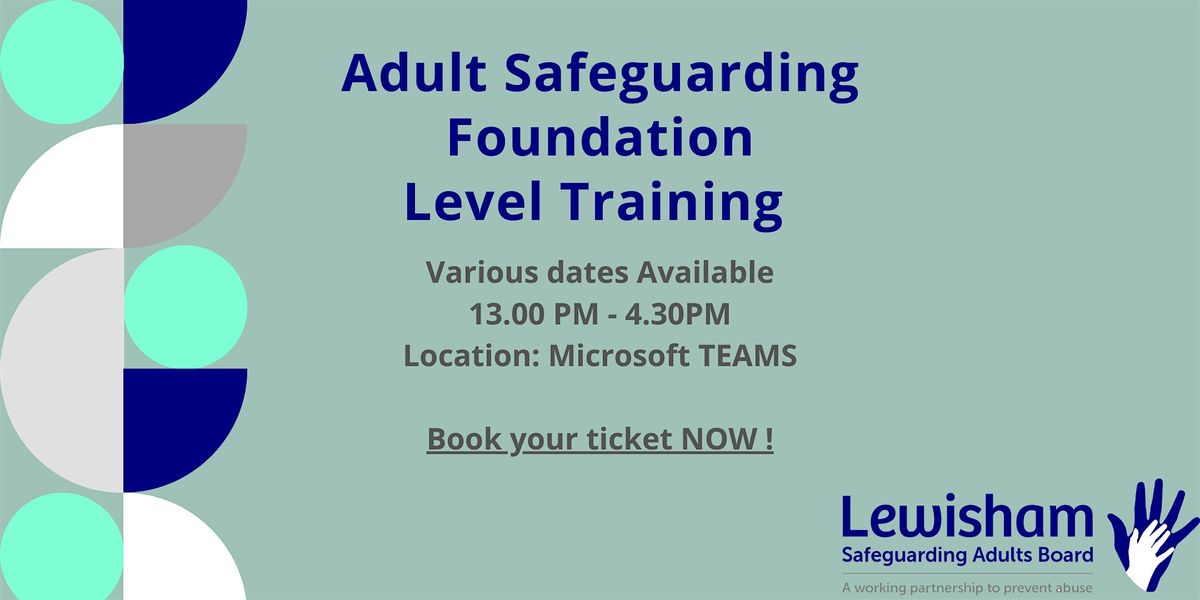 Introduction to Adult Safeguarding Training Session, May 15 2024 ...
