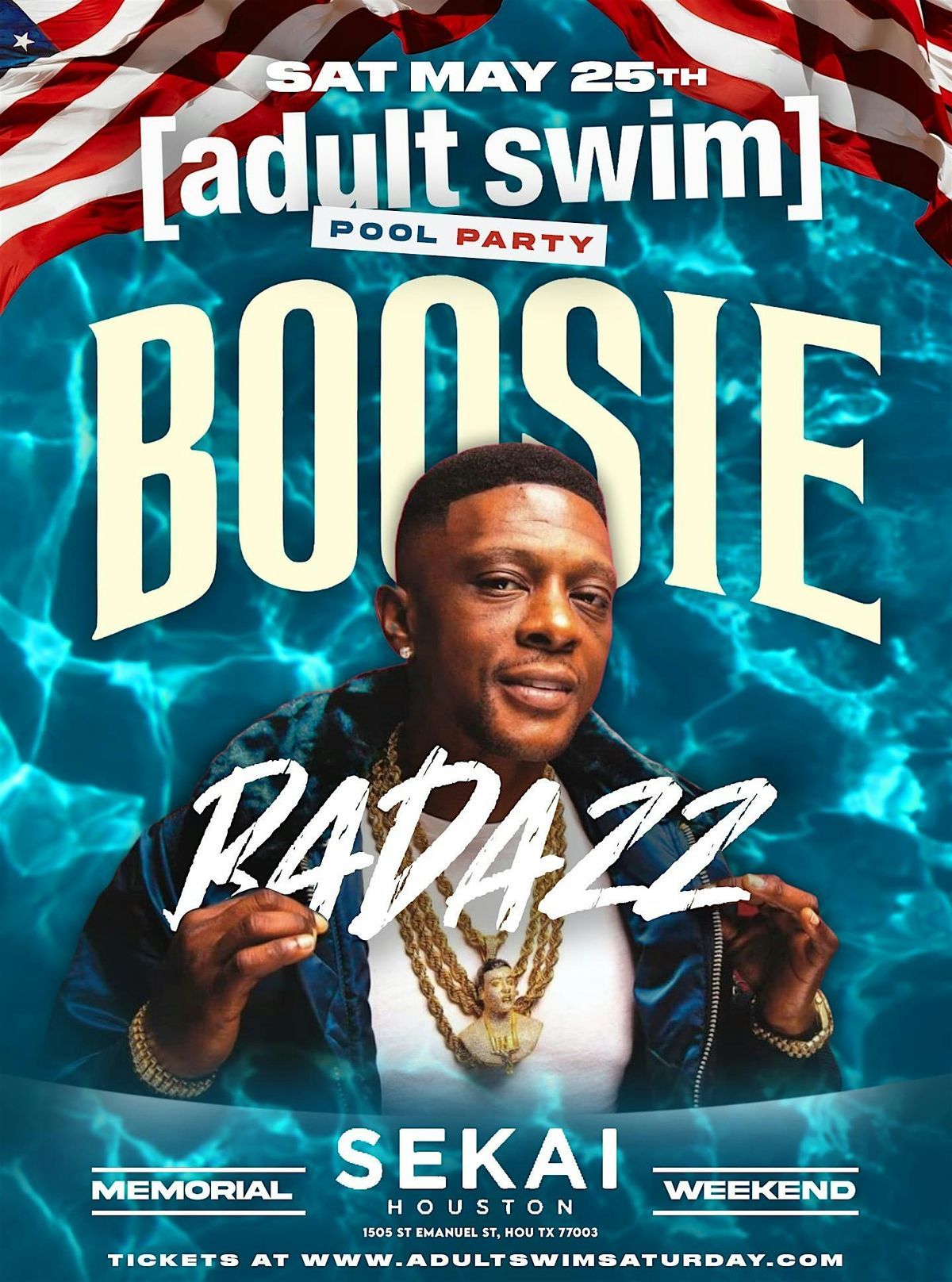 May 25 Boosie Badazz Live At Adult Swim Saturdays Pool Party @ Sekai ...