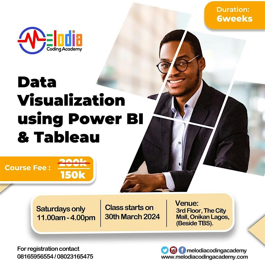 Data Visualization with Power BI & Tableau V3, The City Mall Lagos ...