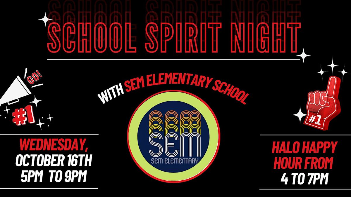 School Spirit Night - SEM Elementary PTA, Halo Pizzeria, Frisco, 16 ...