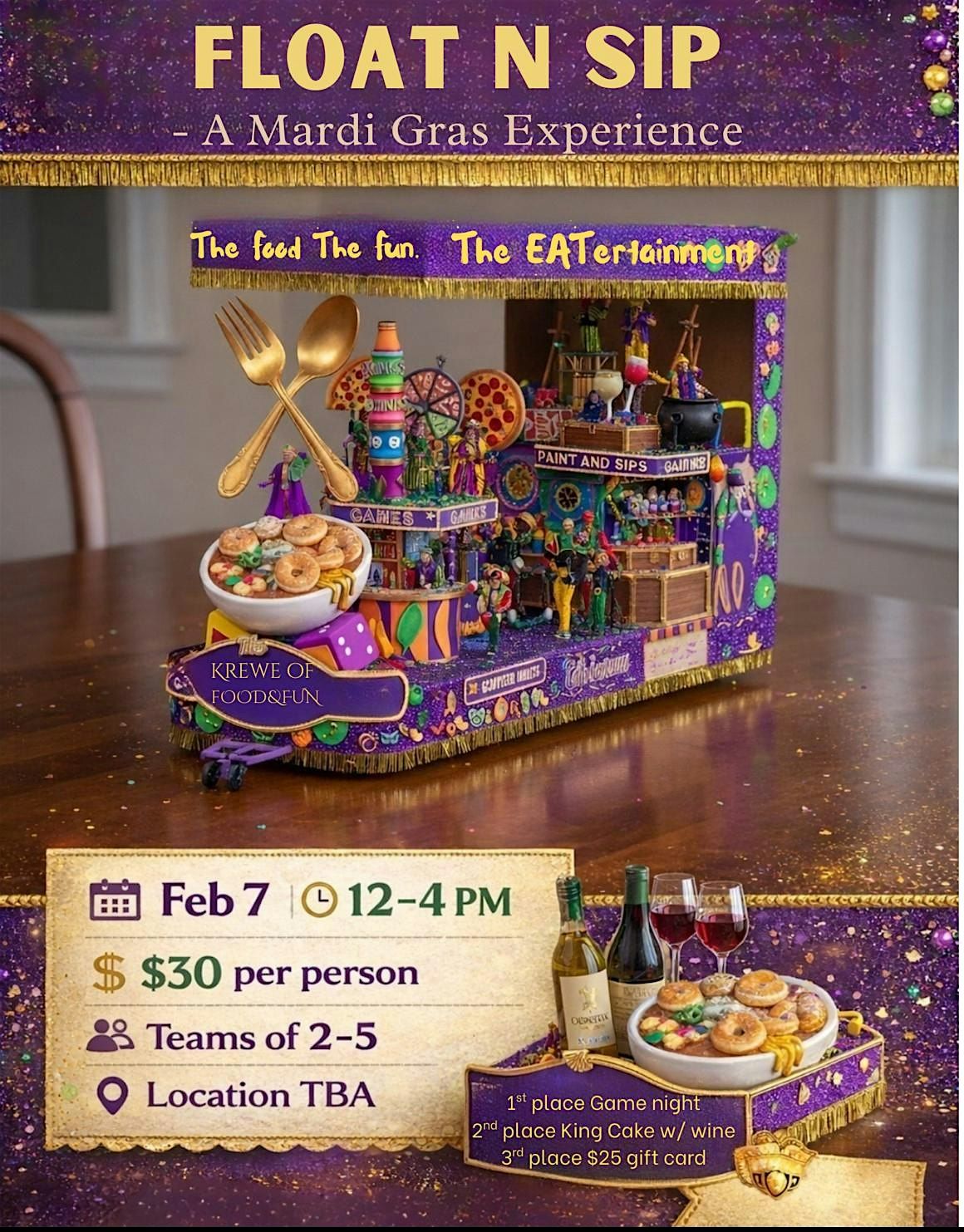 Float And Sip, French Quarter, New Orleans, 7 February 2026 | AllEvents