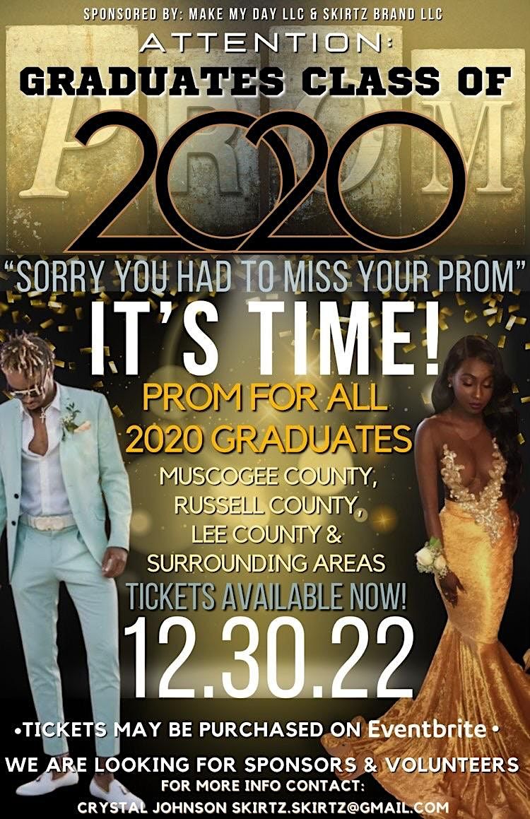 Sorry you missed your Prom, 1627 S Lumpkin Rd, Columbus, 30 December ...