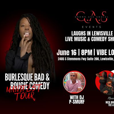 Sugar Brown Burlesque & Comedy presents: The Manifest Tour |Dallas ...