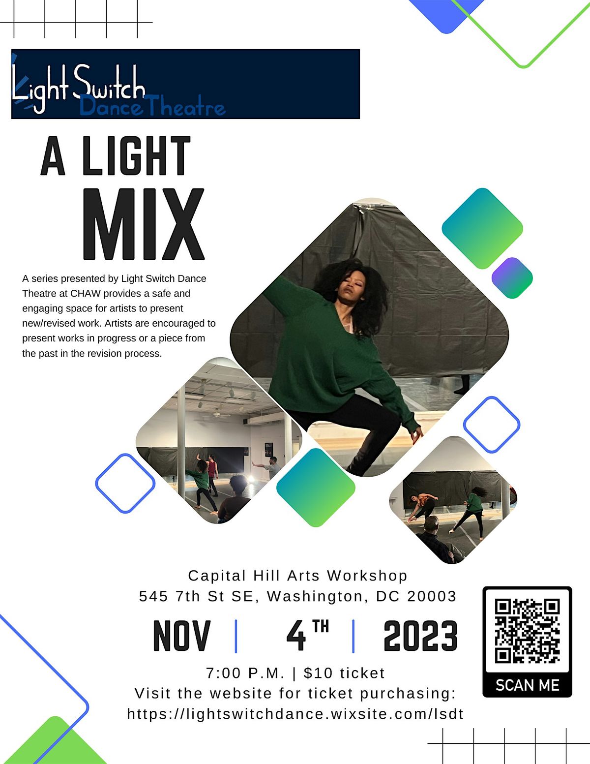 A Light Mix, Capitol Hill Arts Workshop, Washington, 4 November 2023 ...
