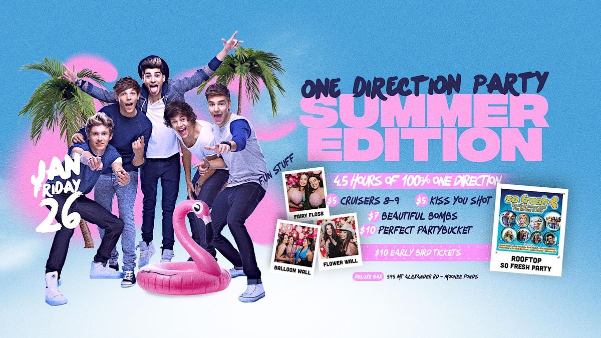 ONE DIRECTION ALWAYS PARTY SUMMER EDITION MELBOURNE - 5HRS 100% 1D, 595 ...