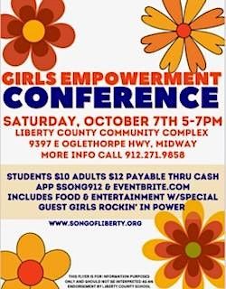 Girls Empowerment Conference, Liberty County Community Complex, Midway ...