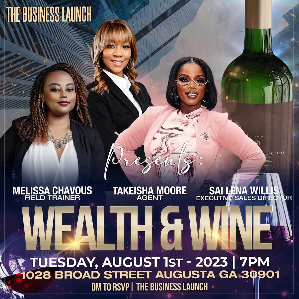 Moore Financial Group Wine & Wealth Business Launch, 1028 Broad St ...