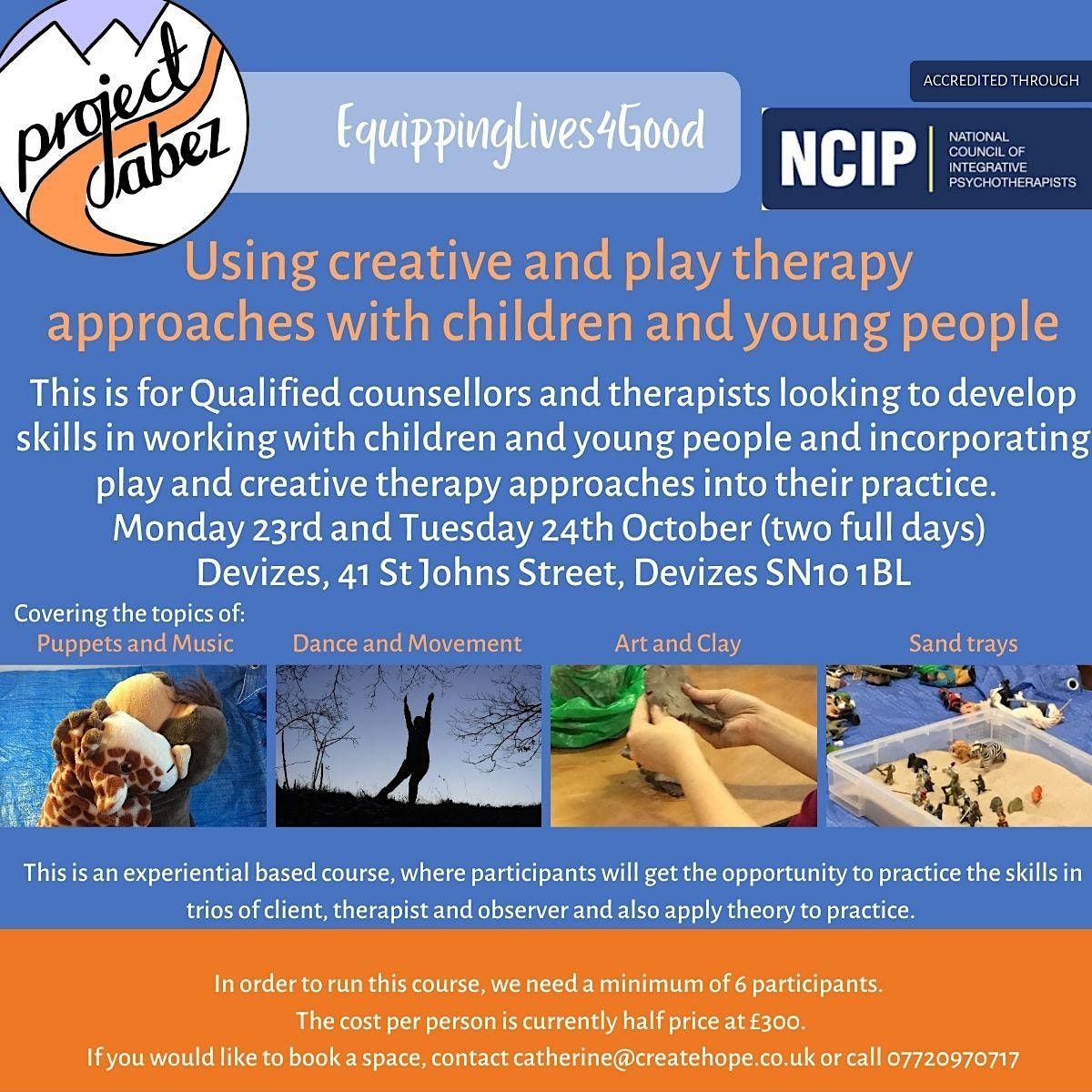 CPD creative therapy training for work with Children and Young people ...