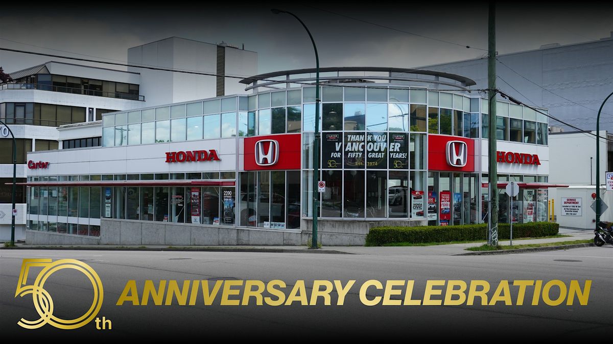 Carter Honda 50th Anniversary, Carter Honda, Vancouver, 5 July 2024 ...