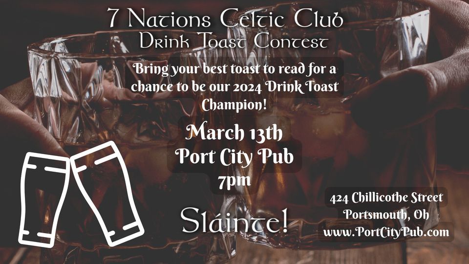 2nd Annual 7NCC Drink Toast Contest, Port City Pub, Portsmouth, March ...
