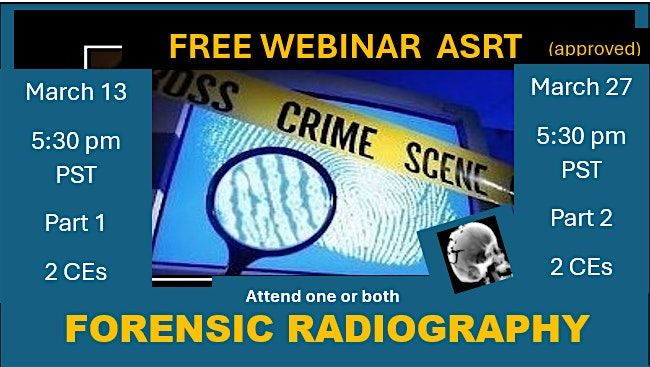 Forensic Radiology is an exciting online event exploring forensic ...