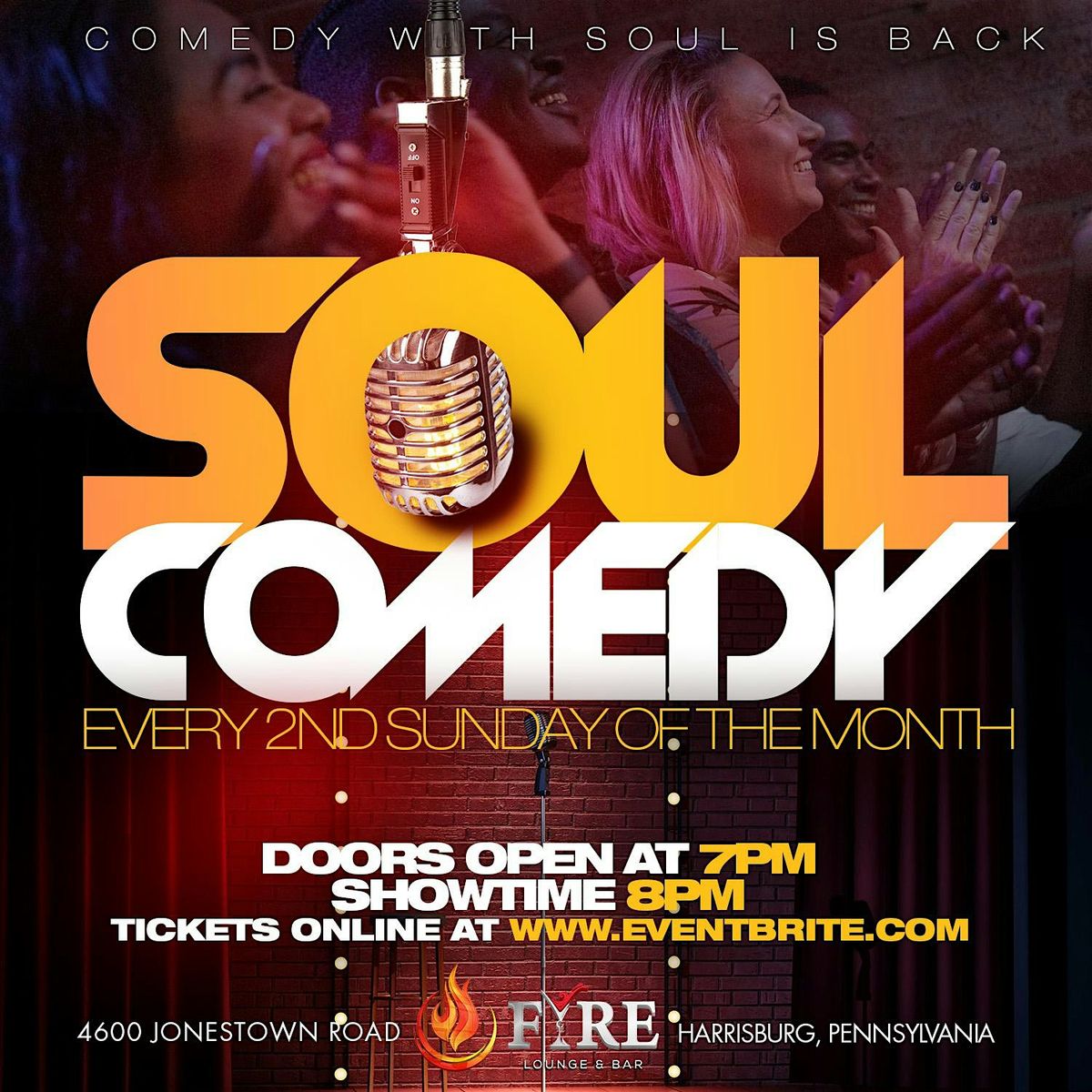 SOUL COMEDY-Mothers Day Edition, Fyre Lounge & Bar, Harrisburg, 12 May ...