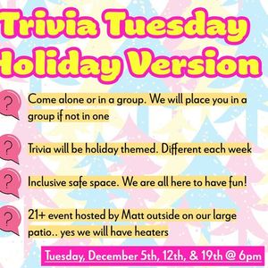 Trivia Tuesday - Holiday Version, Play Lounge PS, Rancho Mirage ...
