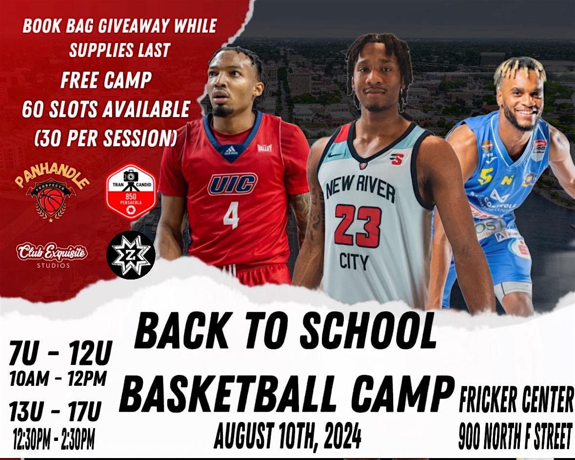 Back 2 School Boys Basketball Camp 2024, Fricker Community Center ...