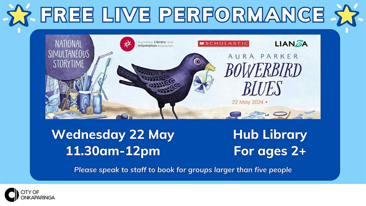 National Simultaneous Storytime Live Performance - Hub Library, Hub ...