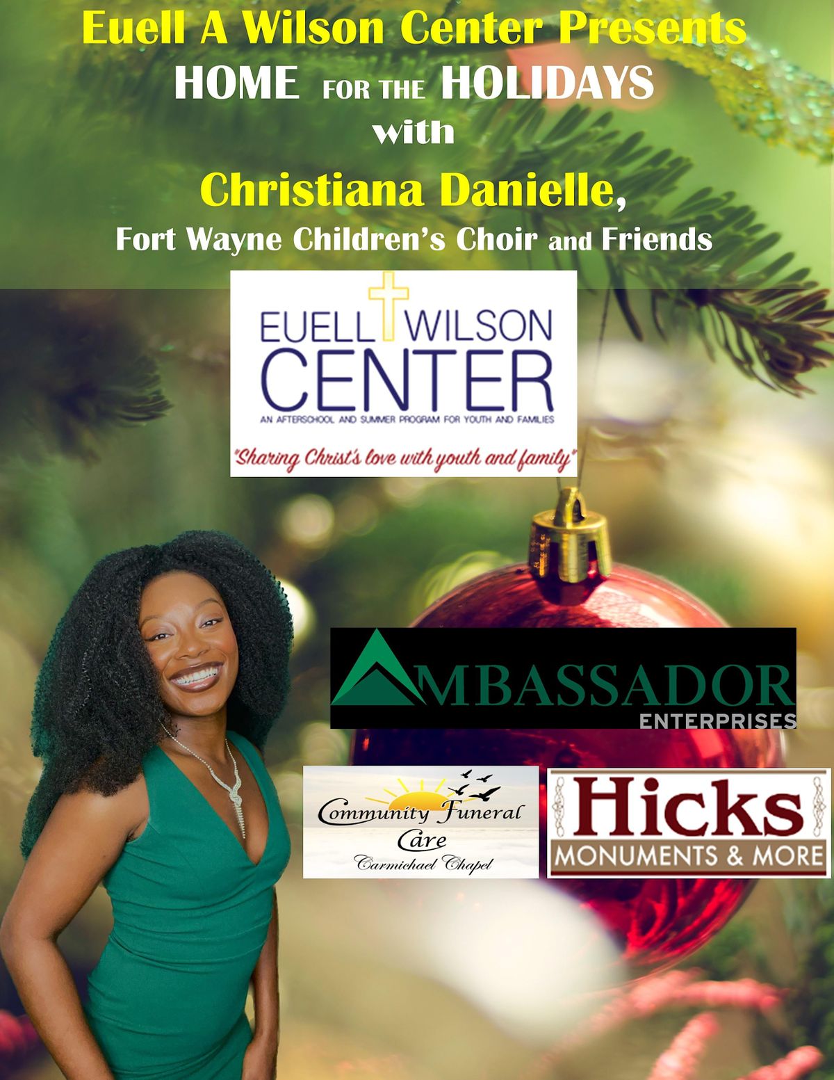 Euell Wilson Center Presents Home for the Holidays with Christiana ...