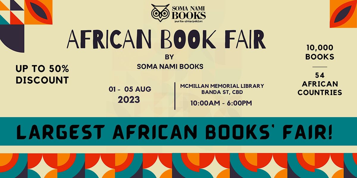 African Book Fair by Soma Nami Books, McMillan Memorial Library ...