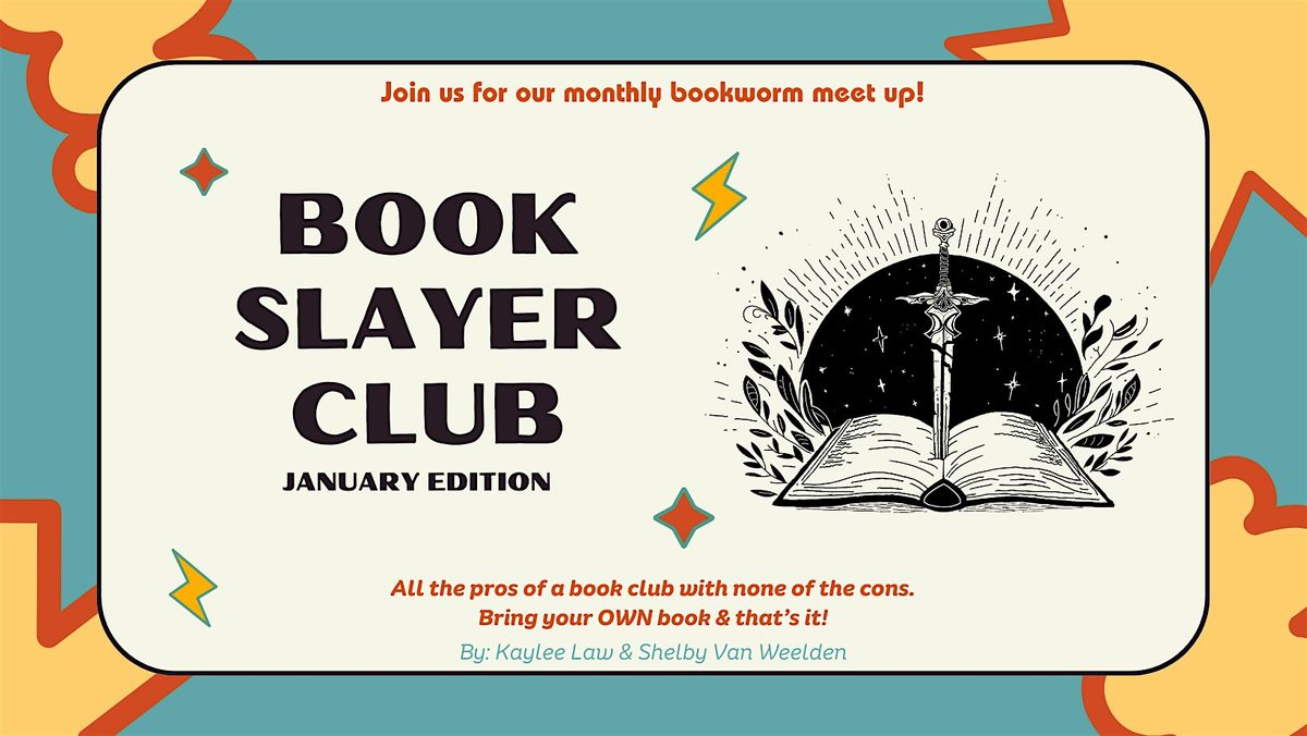 Book Slayer Club: January, Barleycorn's Lakeside Park, 16 January 2024 ...