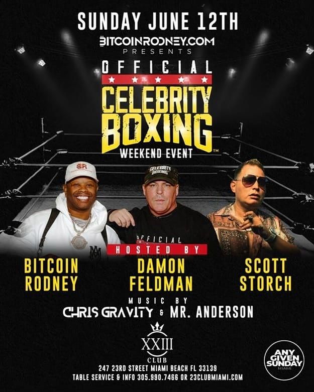 Official Celebrity Boxing After Party at Club 23 Miami 6/12, Club 23 ...