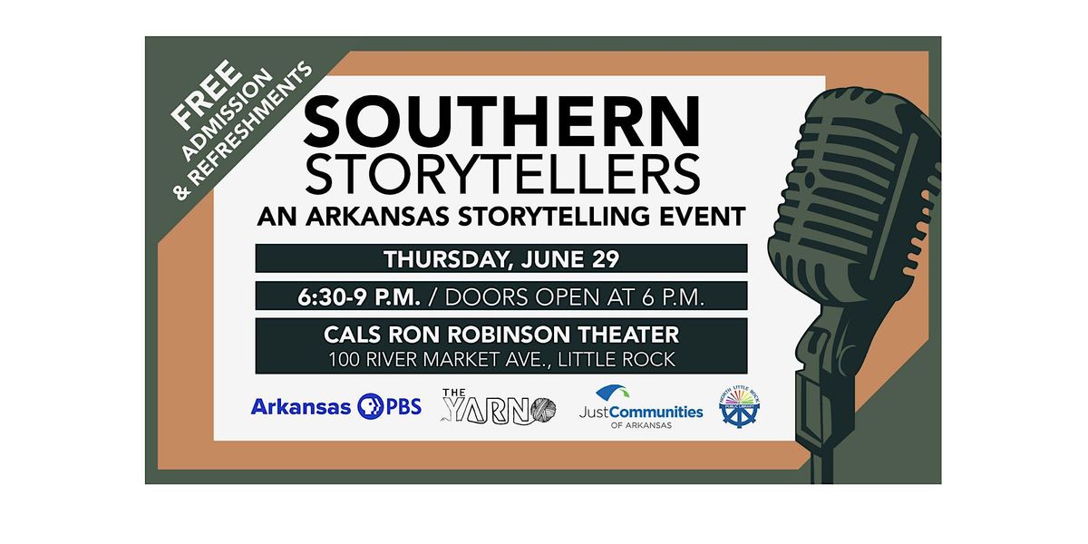 FREE: Southern Storytellers: An Arkansas Storytelling Event, Ron ...
