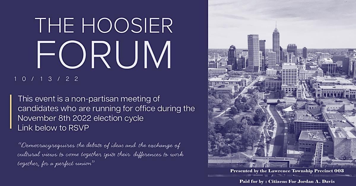 The Hoosier Forum, Launch Fishers, October 13 2022 | AllEvents.in