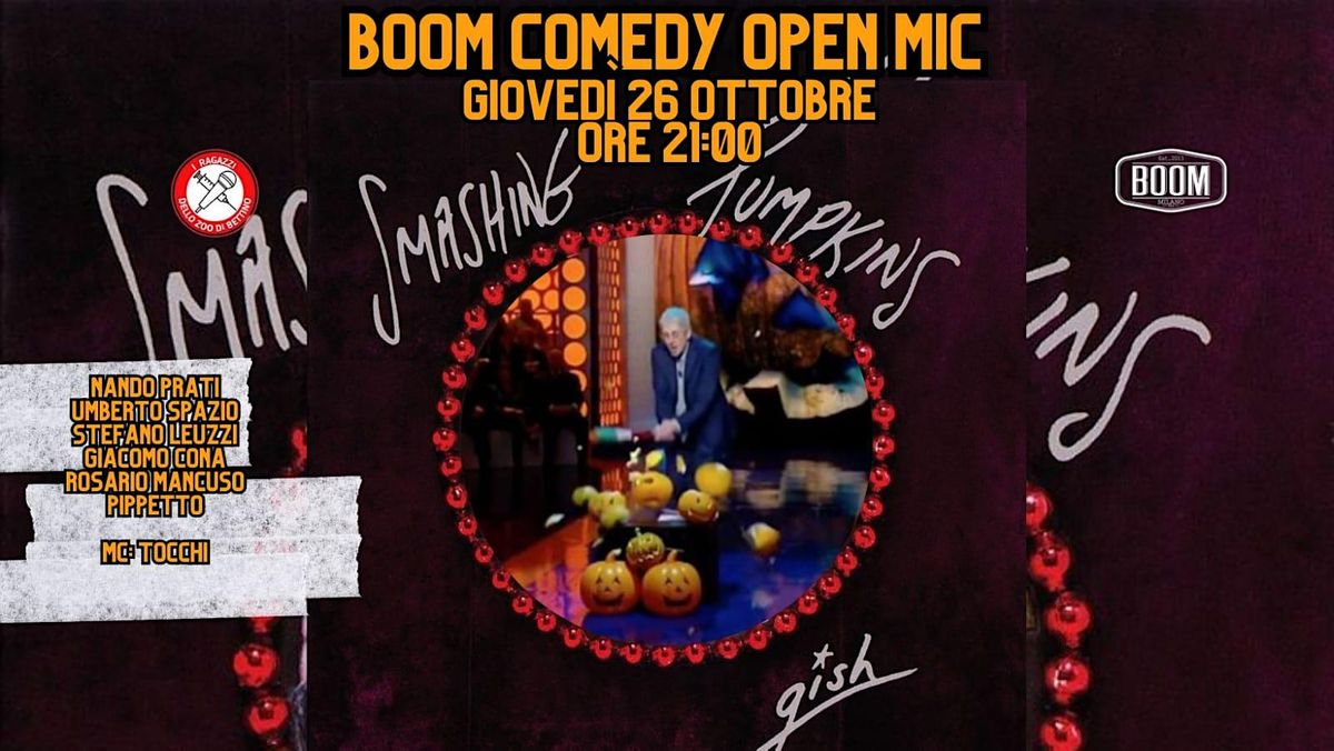 Stand Up Comedy - Boom Open Mic, Boom Milano, 26 October 2023 | AllEvents