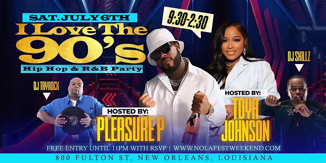 Essence Weekend I love the 90s Hip Hop & RnB Party with Pleasure P ...