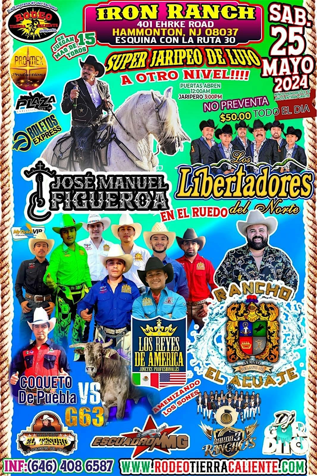 Jaripeo con El Aguaje Sábado, IRON RANCH 'PLAZA TECHADA", HAMMONTON, 25 ...