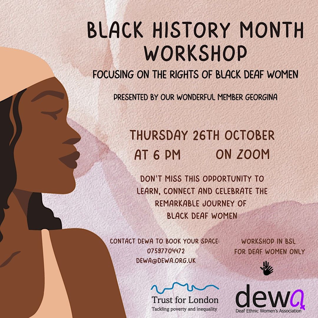 Black History Month Celebration: Focusing on the Rights of Black Deaf ...