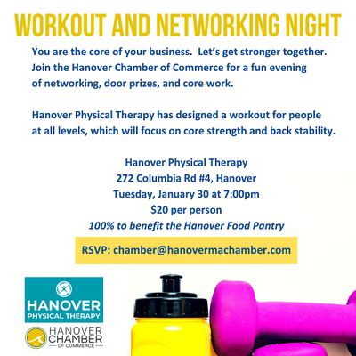 Workout & Business Networking Night, Hanover Physical Therapy, Columbia ...