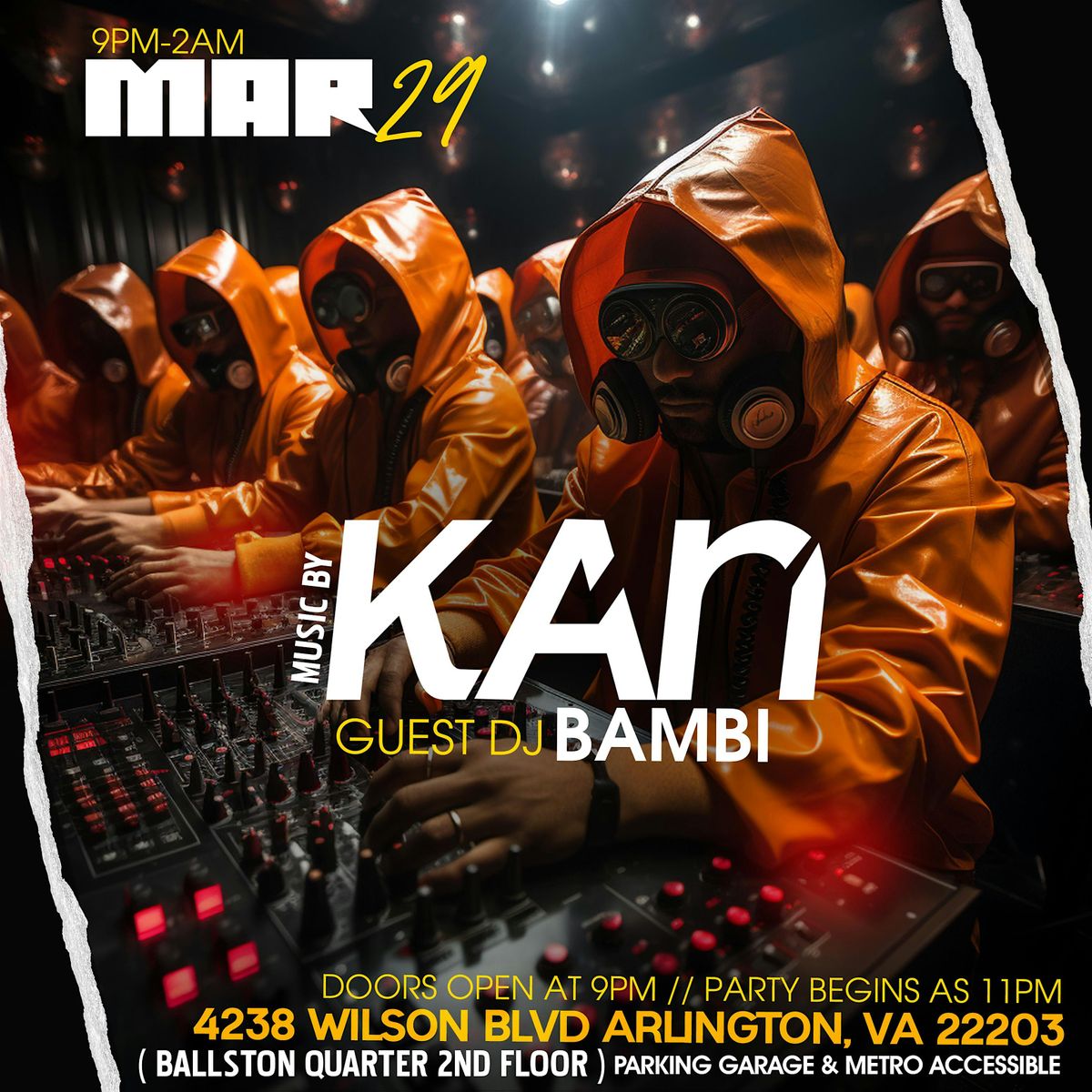 Kan | HOUSE / TECH HOUSE / MELODIC HOUSE / TECHNO / NU-DISCO, WHINO, Arlington, 29 March 2024 ...
