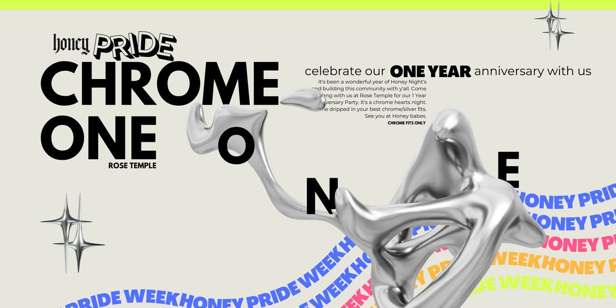 HONEY: Chrome One Night, Rose Temple, Seattle, 23 June to 24 June ...