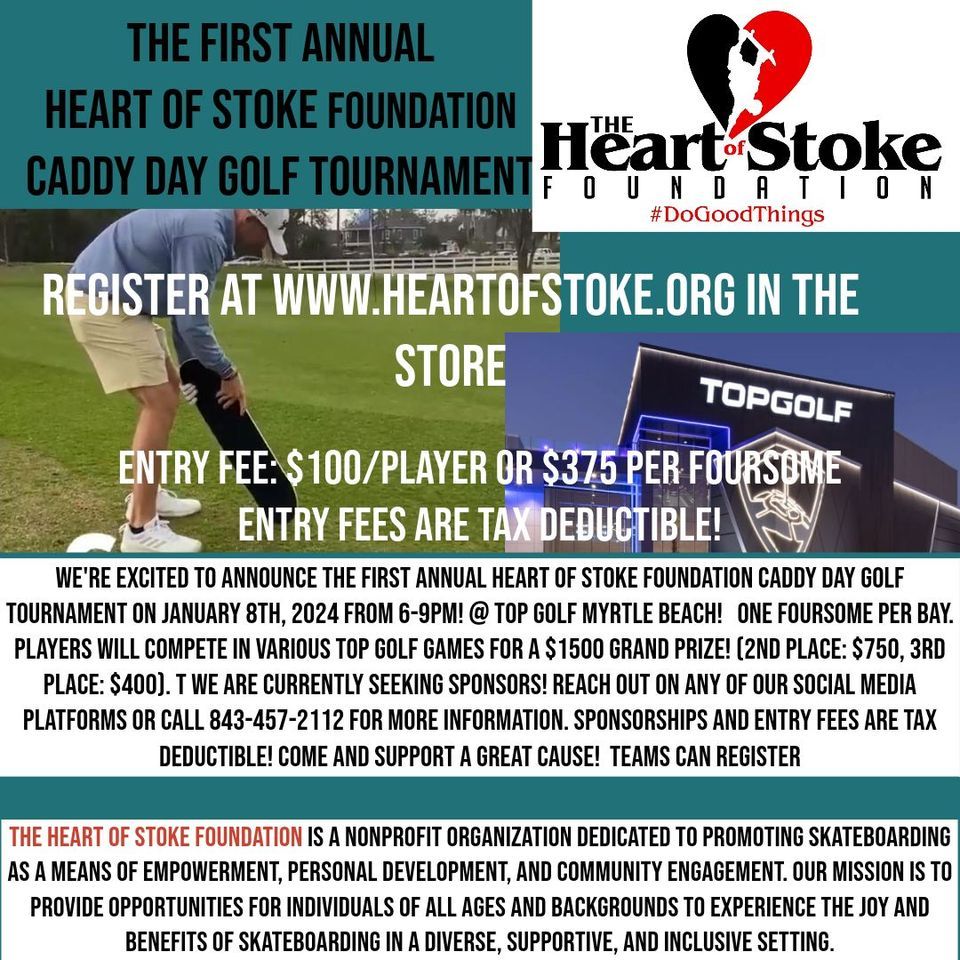 The First Annual Heart of Stoke Foundation Caddy Day Golf Tournament ...