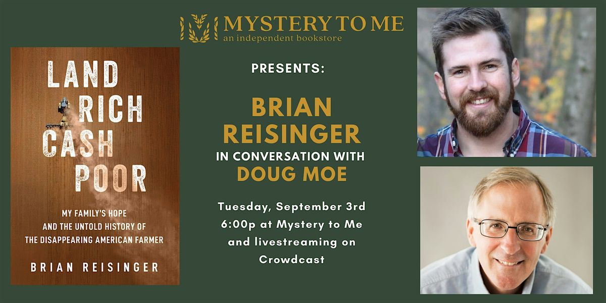 Live@MTM: Brian Reisinger in Conversation with Doug Moe, Mystery to Me ...