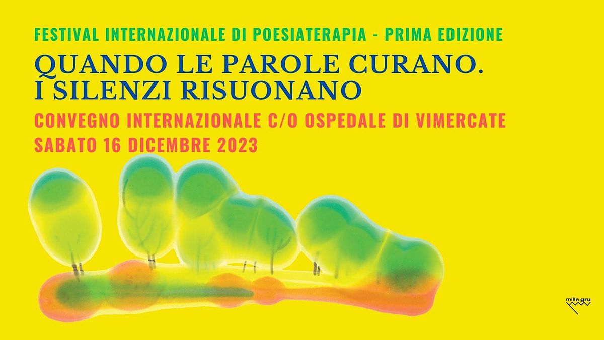 Festival Internazionale di poesiaterapia - CONVEGNO INTERNAZIONALE ...