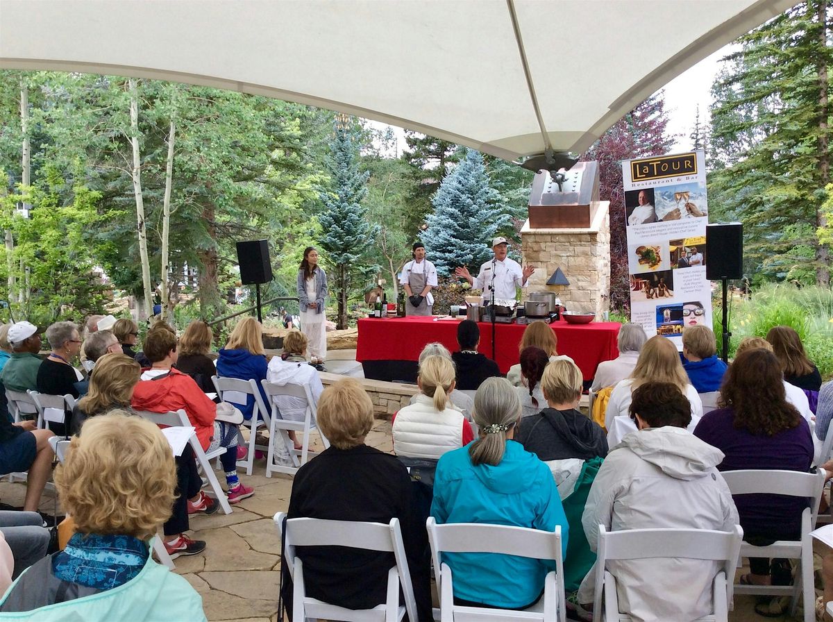 Chefs in the Gardens 2024, Gerald R. Ford Amphitheater Lobby, Vail, 11 ...