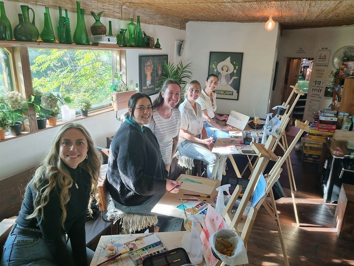 Watercolour 3 hour classes with professional art teacher, nibbles ...