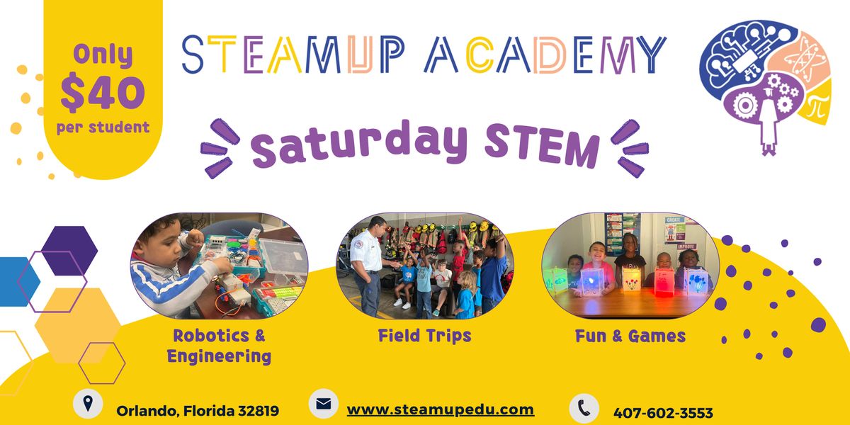 STEAMUP Academy Saturday STEM Program, 8809 Commodity Cir suite 3 ...