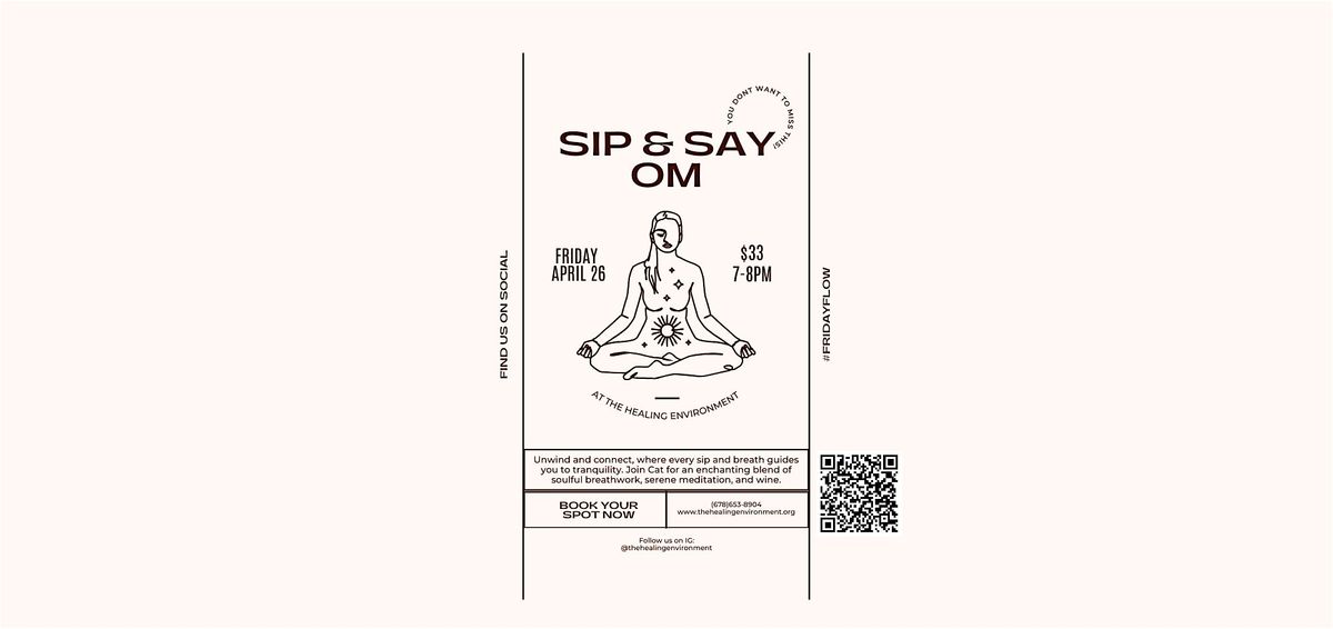 Sip & Say Om, The Healing Environment, Cumberland Parkway Southeast ...