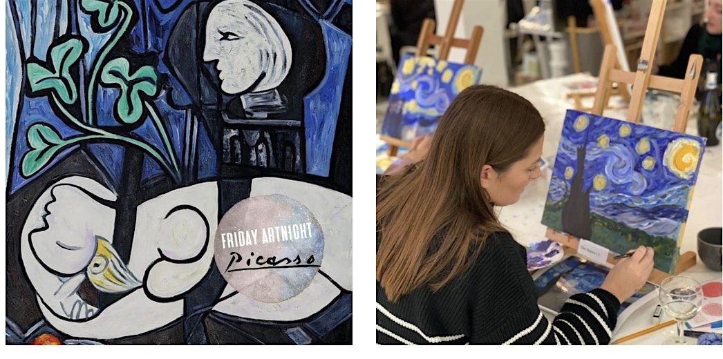 Pablo Picasso Art Night: PIZZA and PROSECCO (sip + paint): 4th October ...