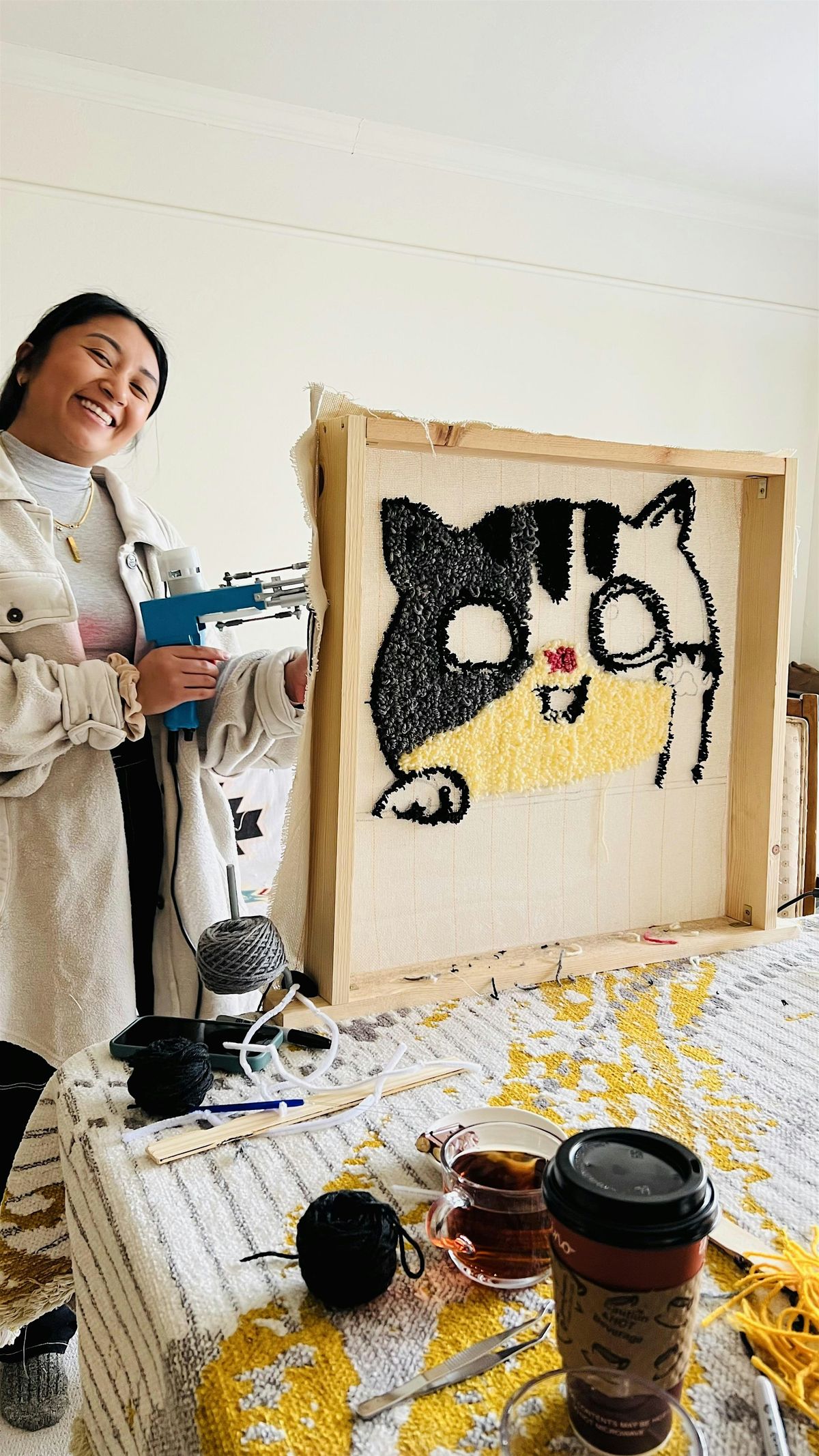 Rug Tufting Workshop, 1931 California St, Mountain View, 22 January ...